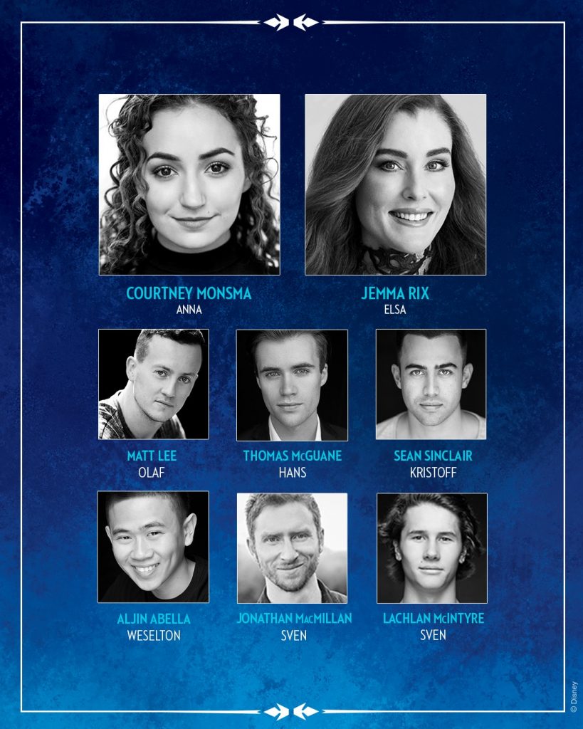 Full Cast Announced for FROZEN - Dance Life